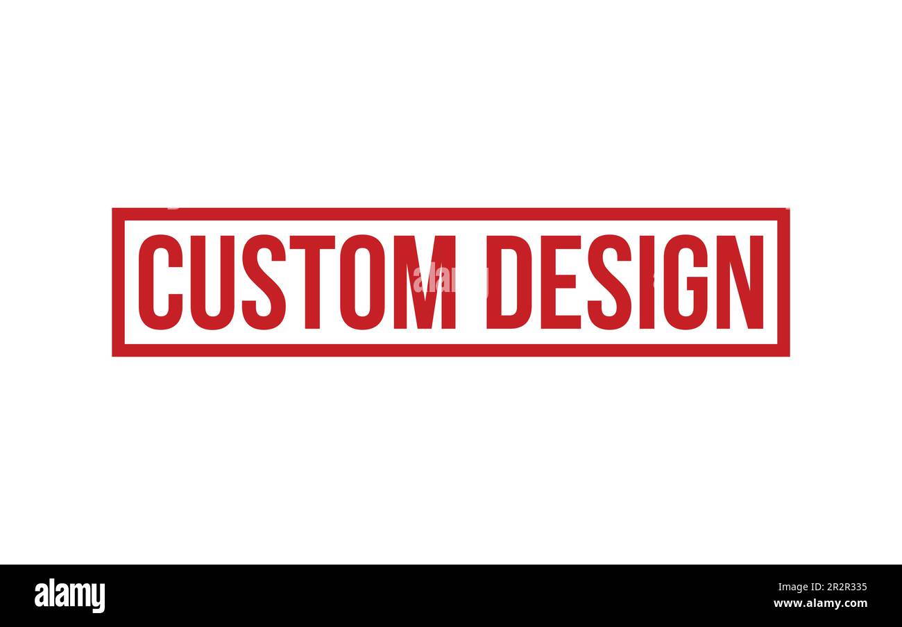 Custom Design Rubber Stamp Seal Vector Stock Vector Image & Art - Alamy