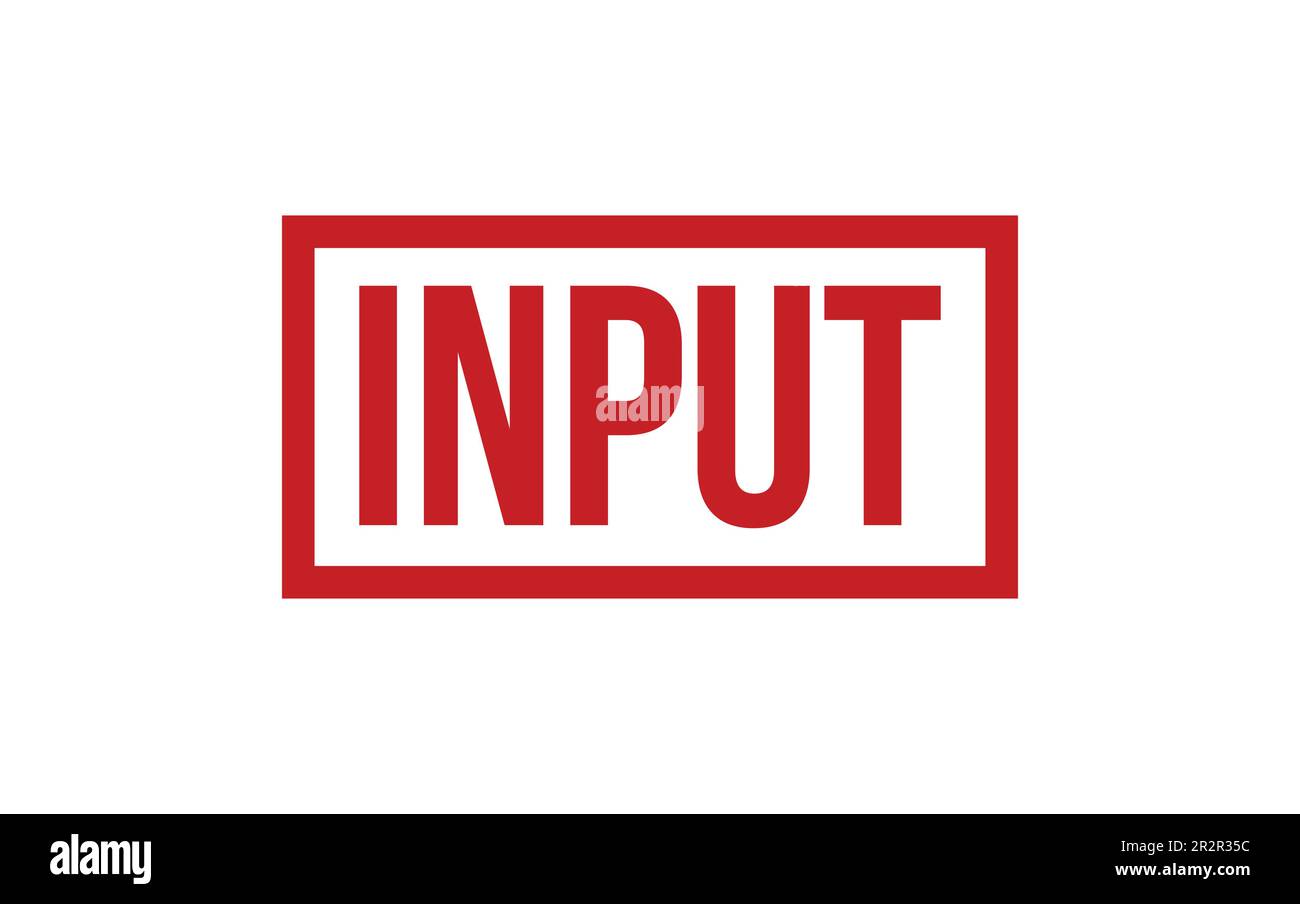 Input Rubber Stamp Seal Vector Stock Vector Image & Art - Alamy