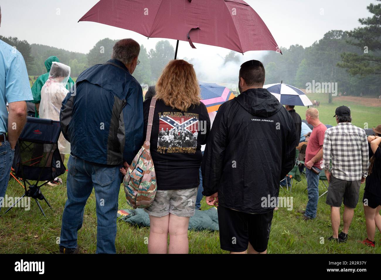Resaca, Georgia, USA. 20th May, 2023. Civil War re-enactors, their ...