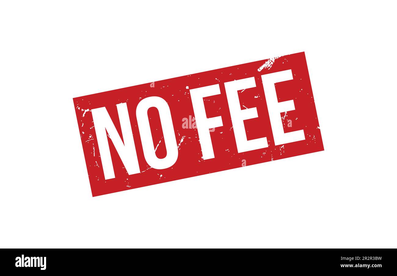 No Fee Rubber Stamp Seal Vector Stock Vector Image & Art - Alamy