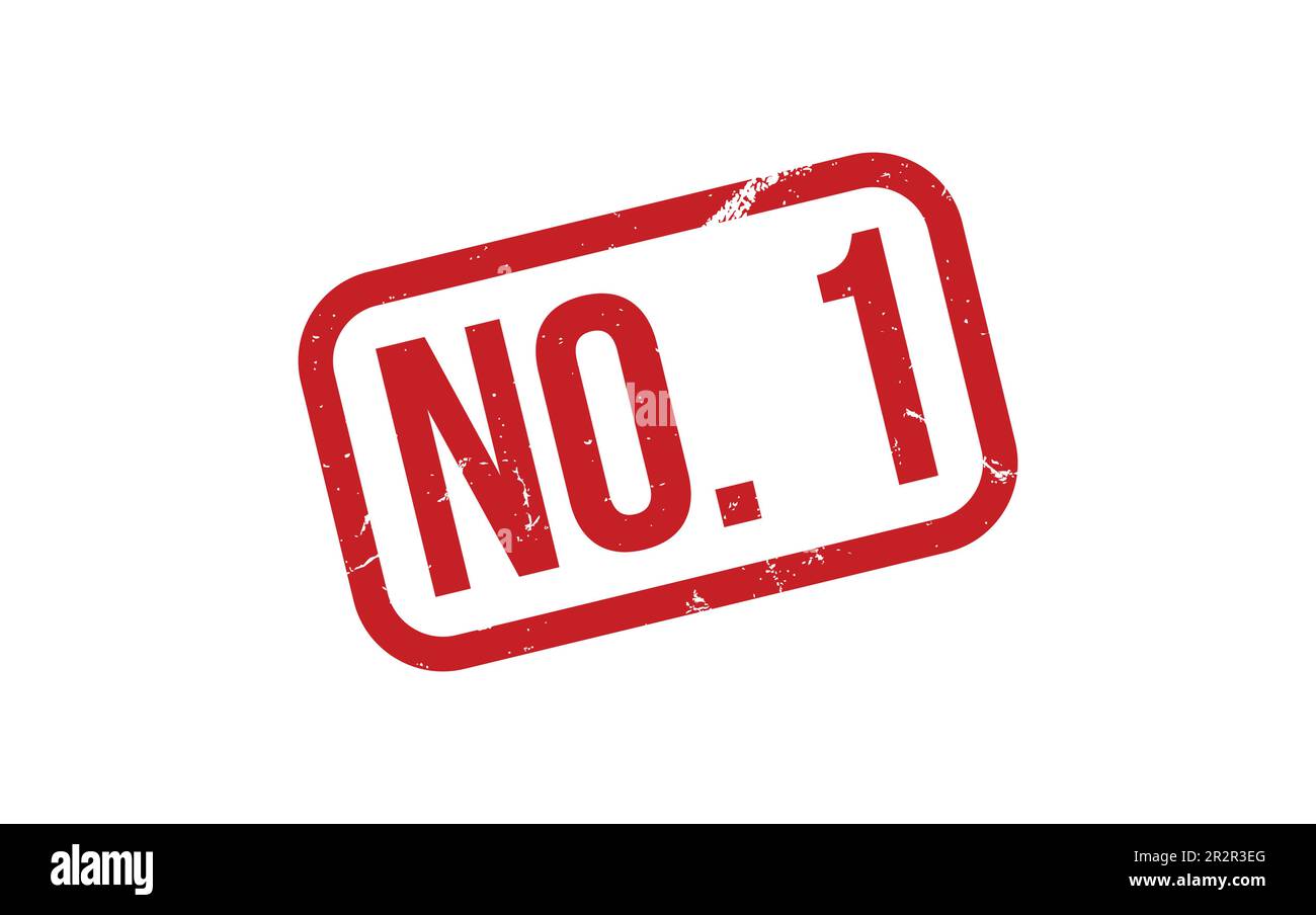 No. 1 Rubber Stamp Seal Vector Stock Vector Image & Art - Alamy
