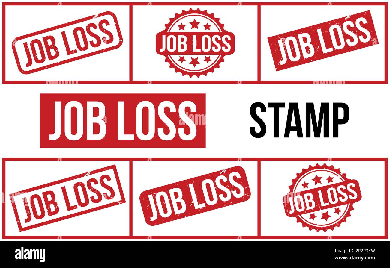 Job loss rubber stamp hi-res stock photography and images - Alamy