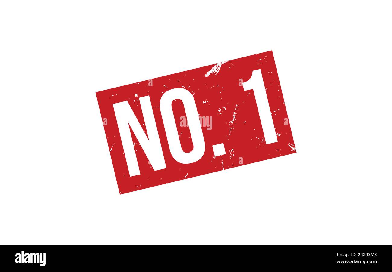 No. 1 Rubber Stamp Seal Vector Stock Vector Image & Art - Alamy