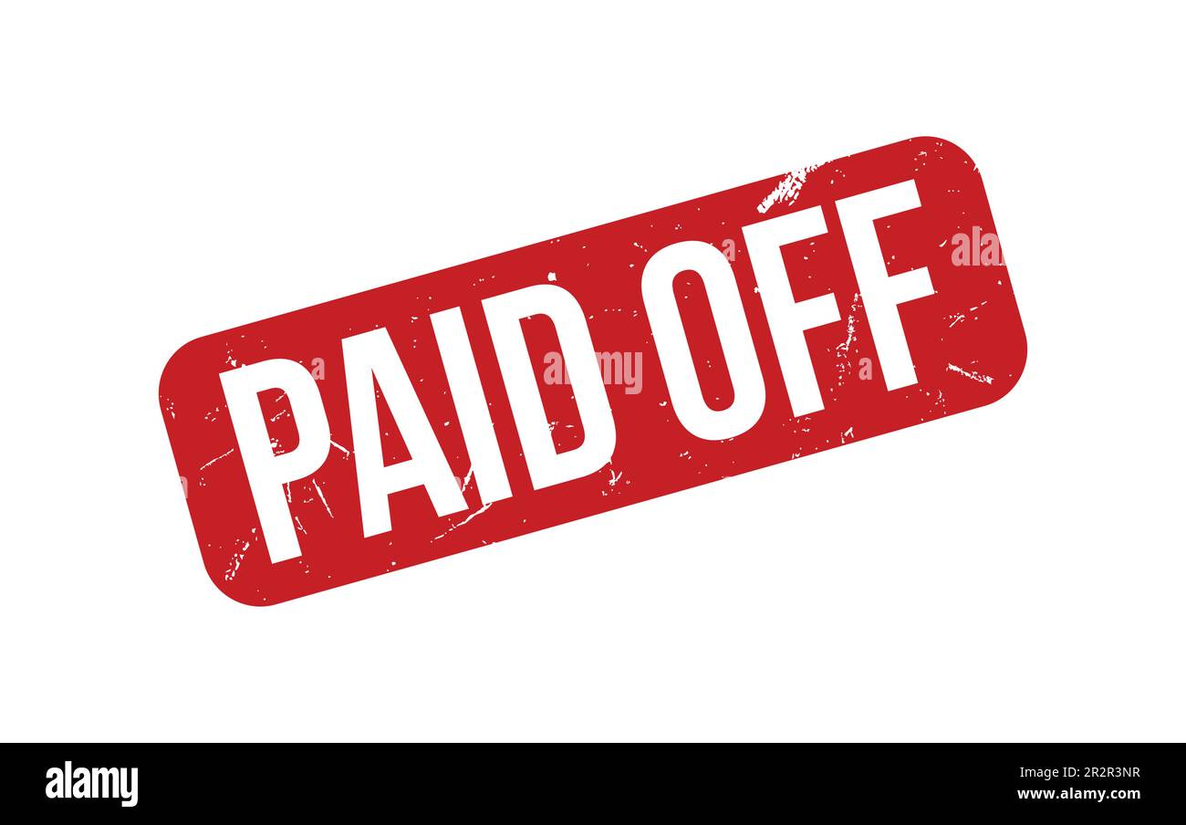Paid off seal Stock Vector Images - Alamy