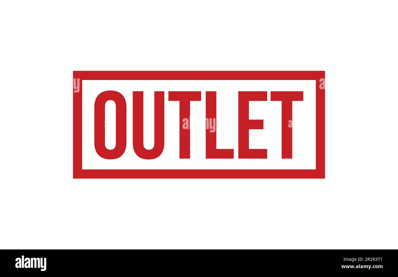 Outlet word Stock Vector Images - Alamy