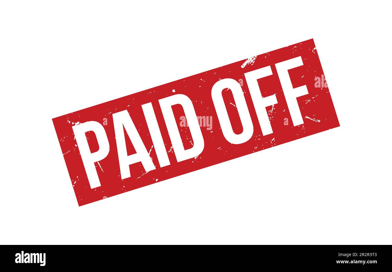 Paid Off Rubber Stamp Seal Vector Stock Vector Image & Art - Alamy