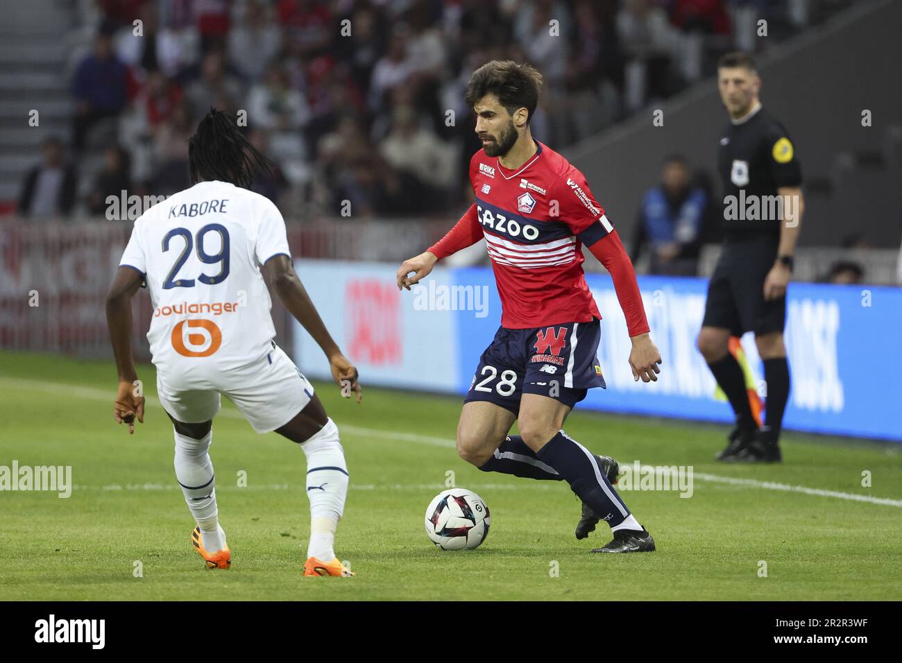 Andre Gomes of Lille during the French championship Ligue 1 Uber Eats ...