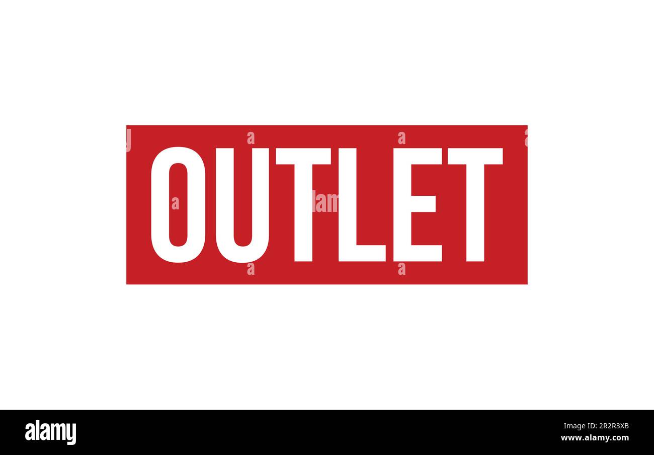 Outlet word Stock Vector Images - Alamy