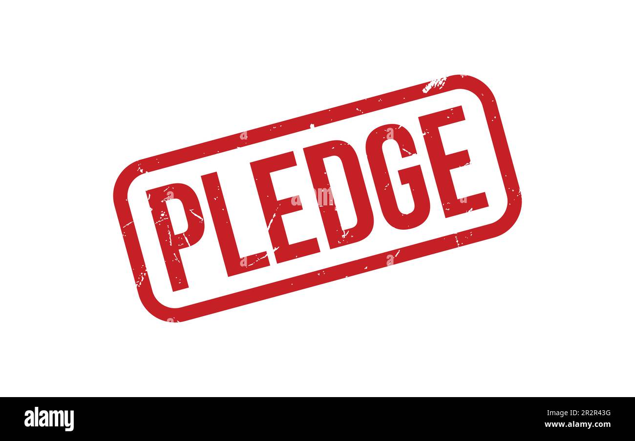 Pledge Rubber Stamp Seal Vector Stock Vector Image & Art - Alamy