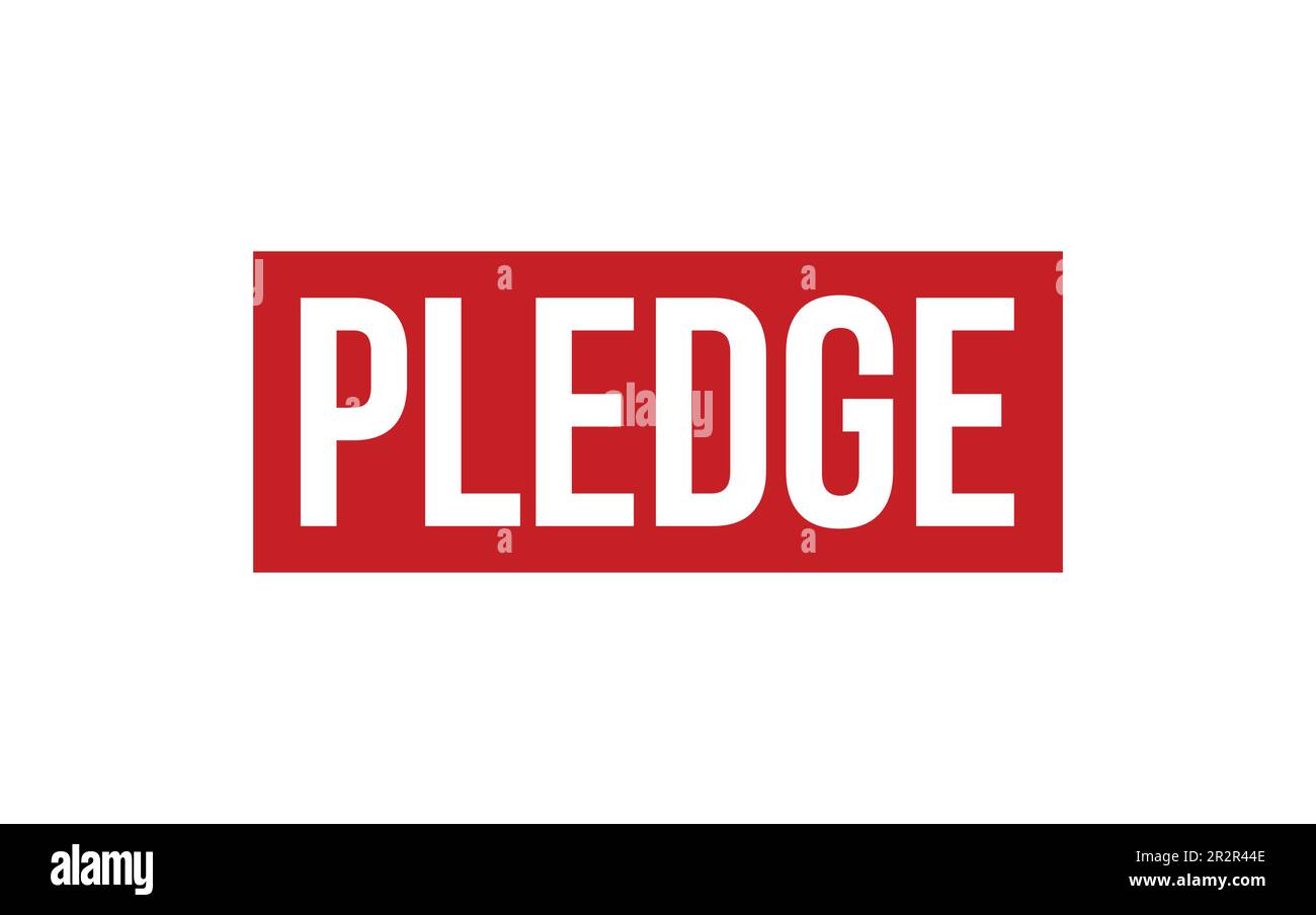 Pledge Rubber Stamp Seal Vector Stock Vector Image & Art - Alamy