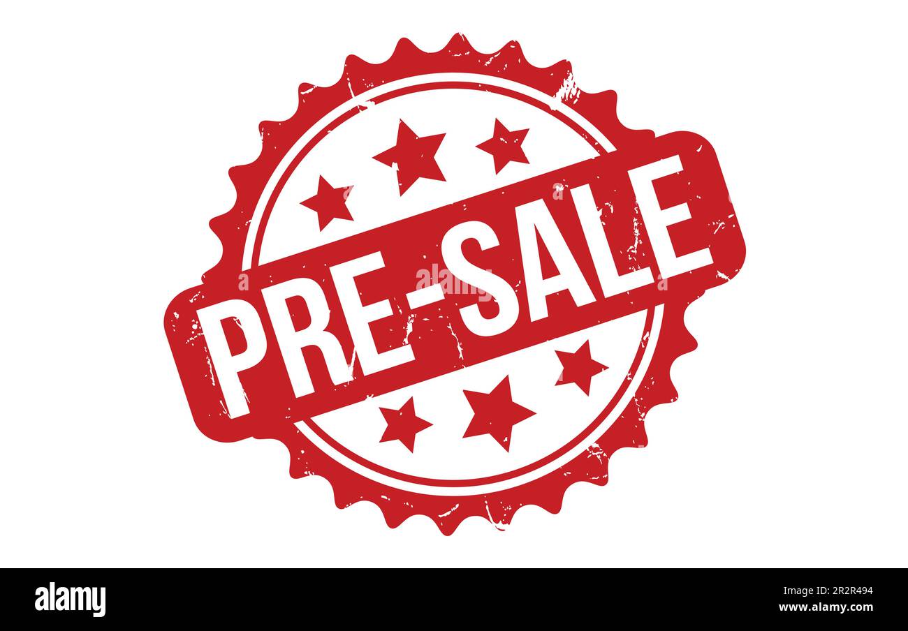 Pre sale rubber stamp hi-res stock photography and images - Alamy