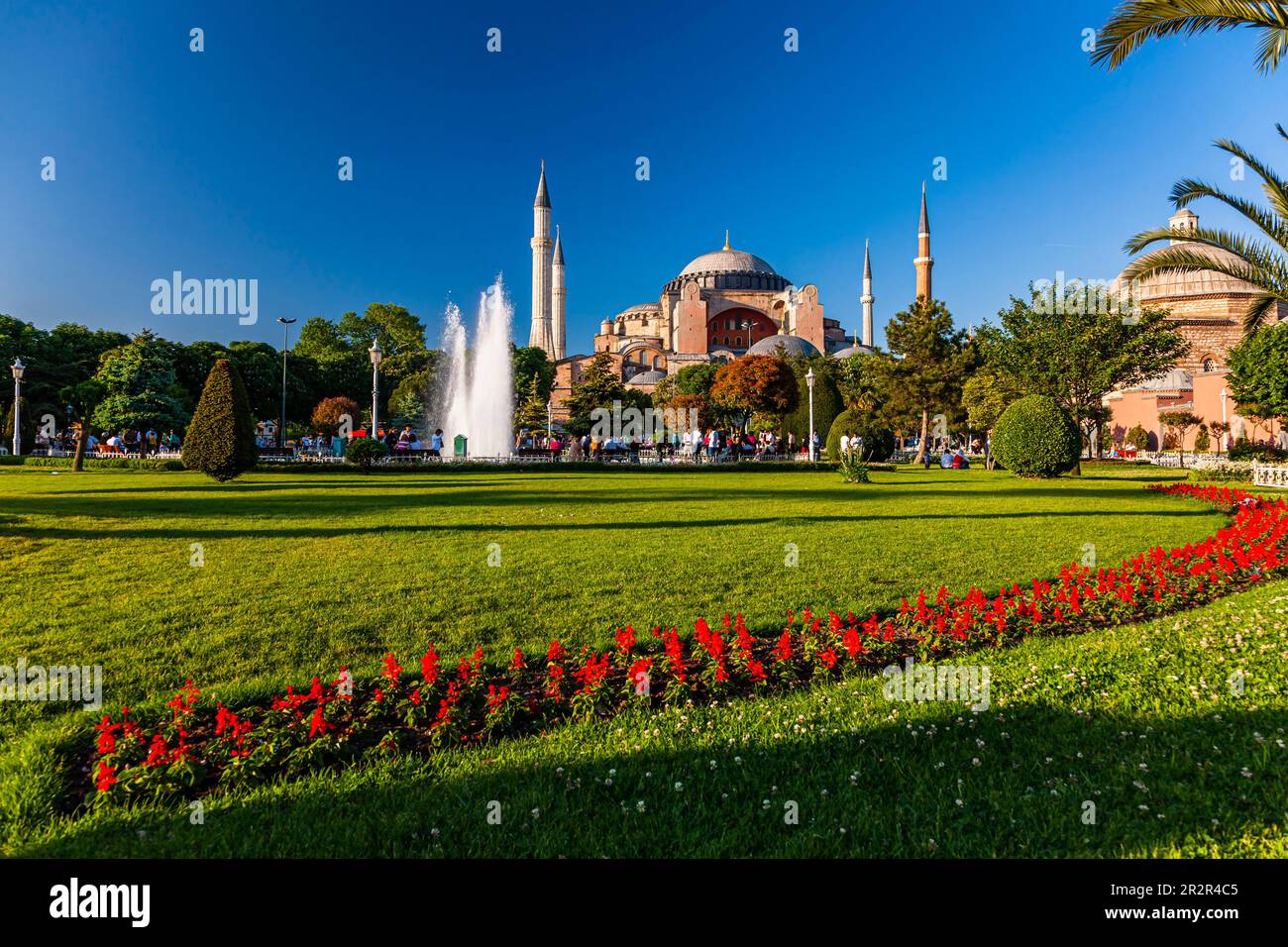 Hagia Sophia(Aya sofia), Sultan Ahmet Park, Morning, Historic Areas of ...