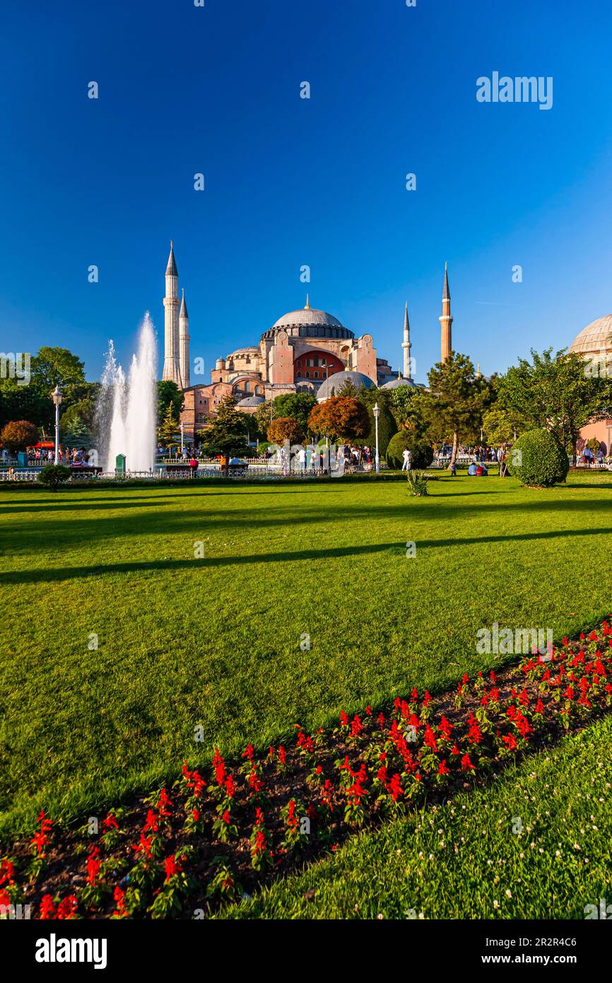 Hagia Sophia(Aya sofia), Sultan Ahmet Park, Morning, Historic Areas of ...