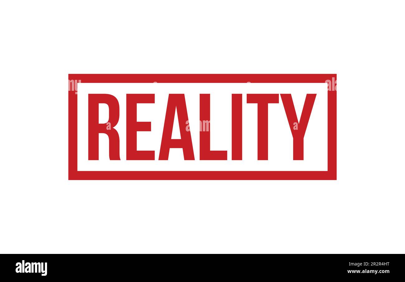 Reality Rubber Stamp Seal Vector Stock Vector Image & Art - Alamy