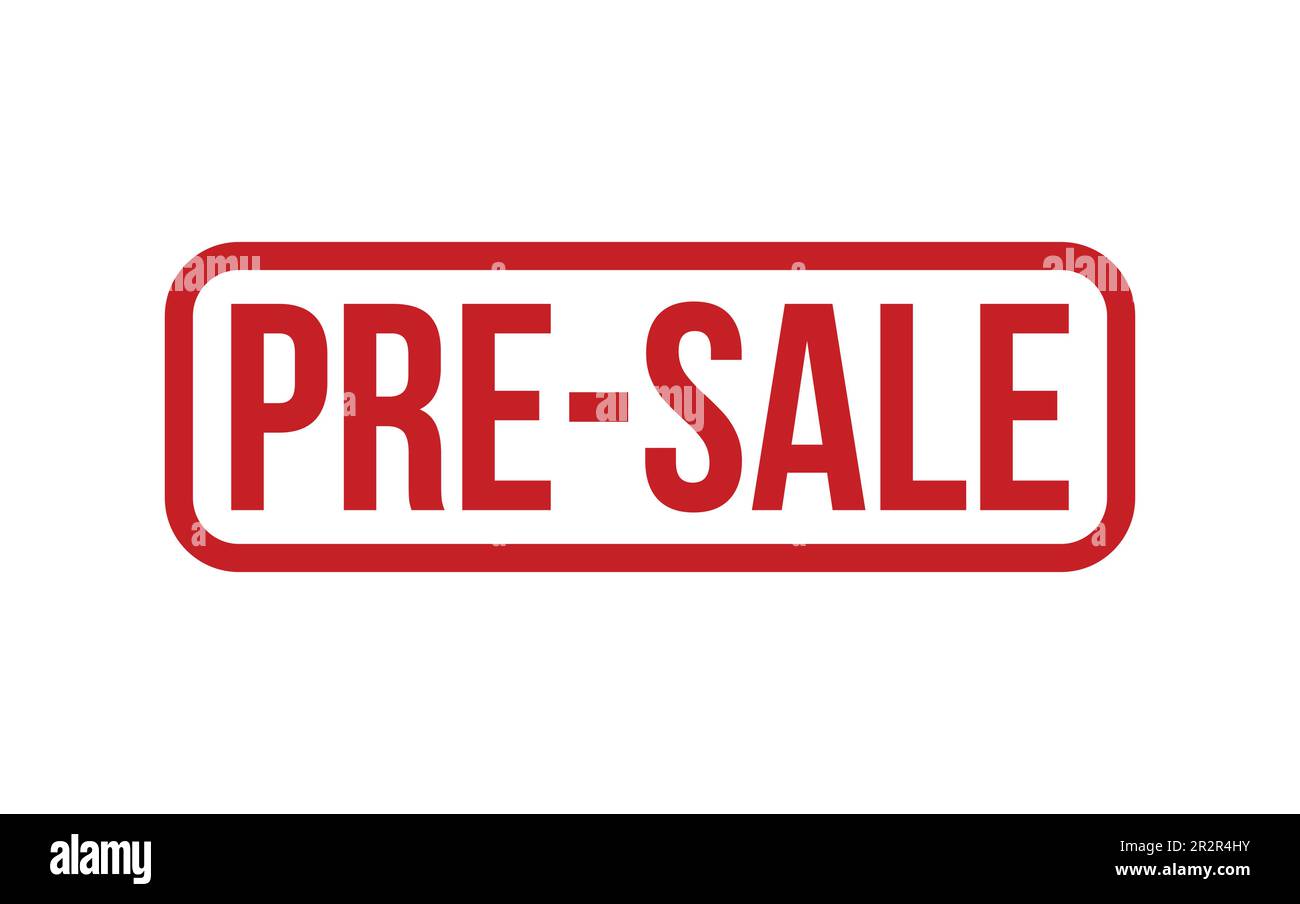 Pre sale stamp hi-res stock photography and images - Alamy