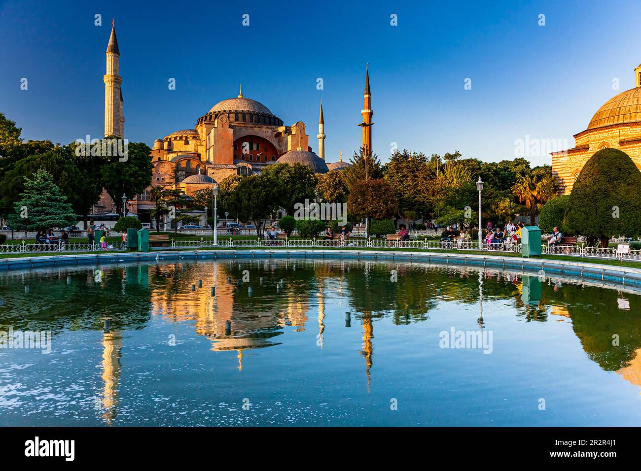 Hagia Sophia(Aya sofia), Sultan Ahmet Park, Morning, Historic Areas of ...
