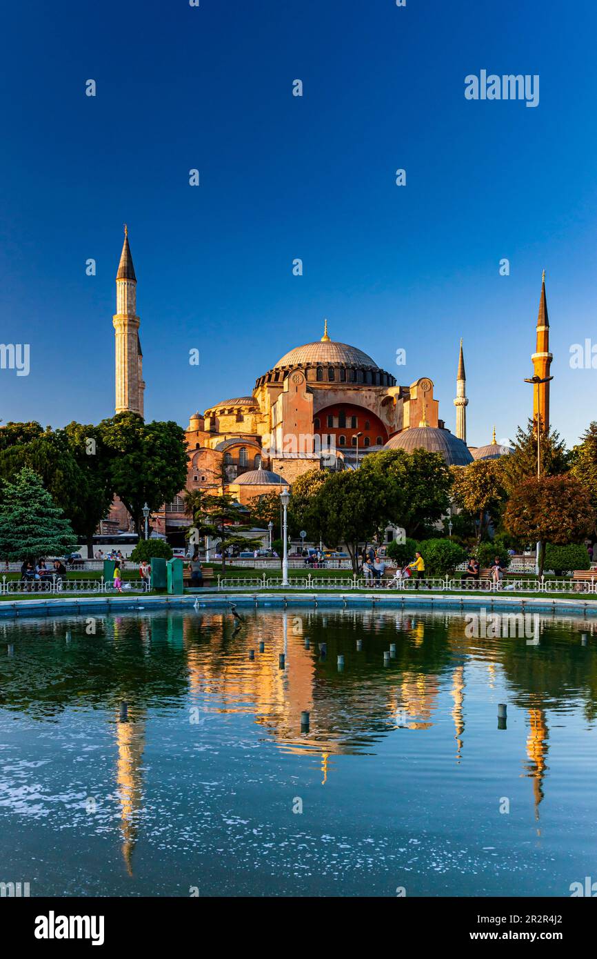 Hagia Sophia(Aya sofia), Sultan Ahmet Park, Morning, Historic Areas of ...