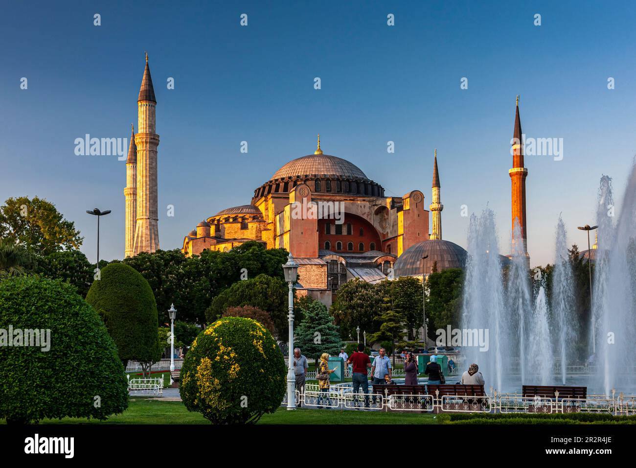 Hagia Sophia(Aya sofia), Sultan Ahmet Park, Morning, Historic Areas of ...