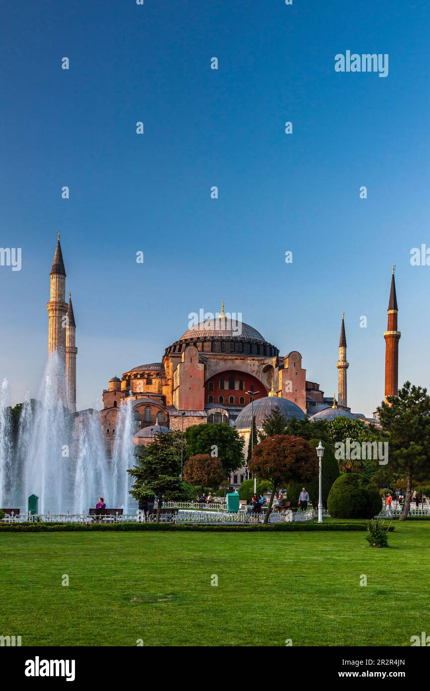 Hagia Sophia(Aya sofia), Sultan Ahmet Park, Morning, Historic Areas of ...