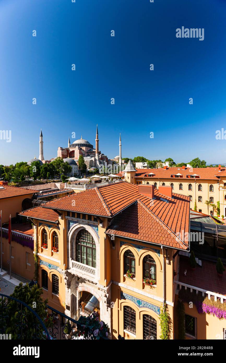 Townscape of Sultan Ahmet Area, and Hagia Sophia(Aya sofia), Historic ...