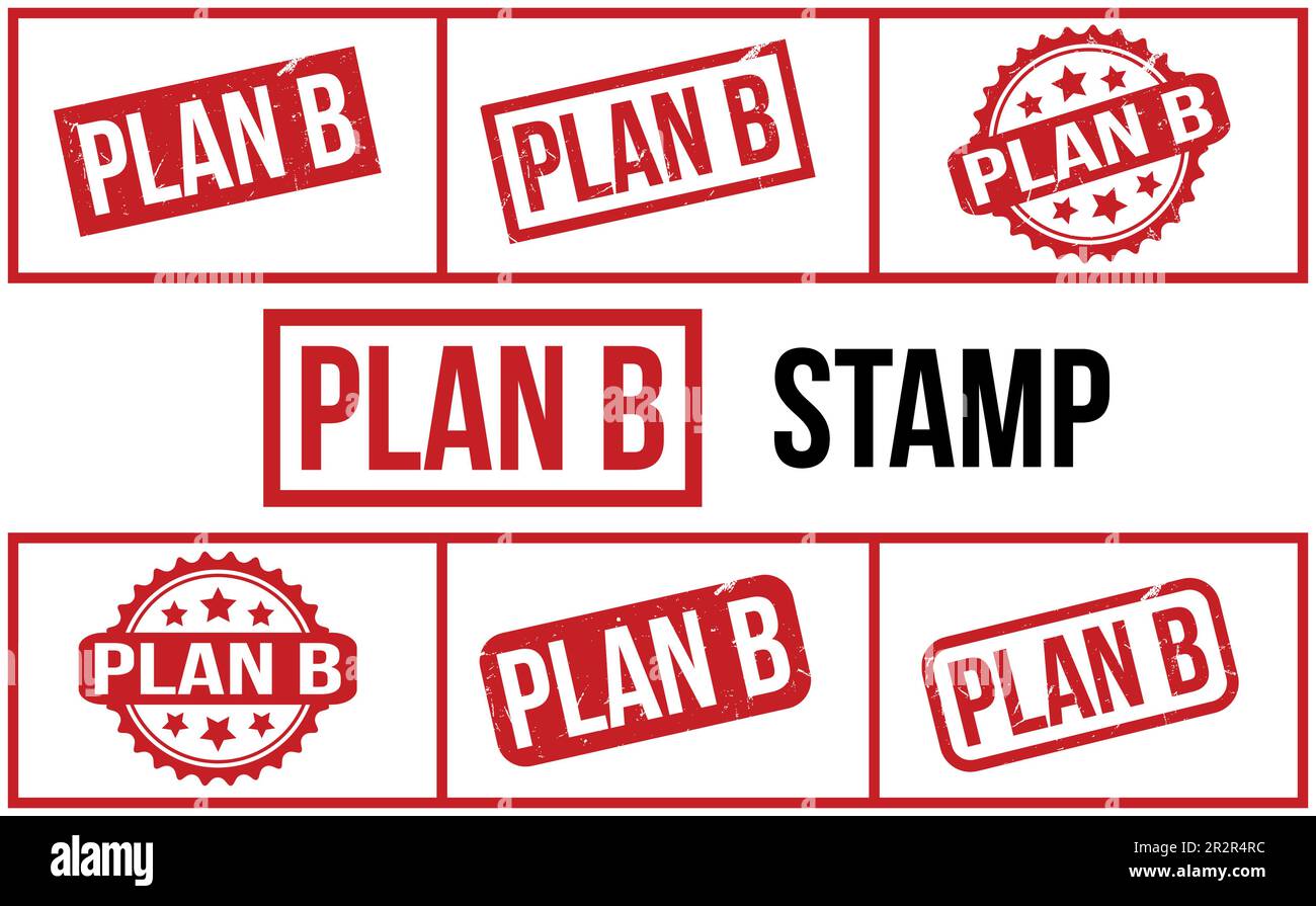 Plan b stamp hi-res stock photography and images - Alamy