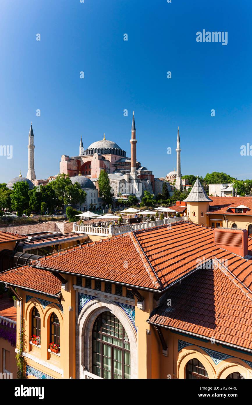Townscape of Sultan Ahmet Area, and Hagia Sophia(Aya sofia), Historic ...