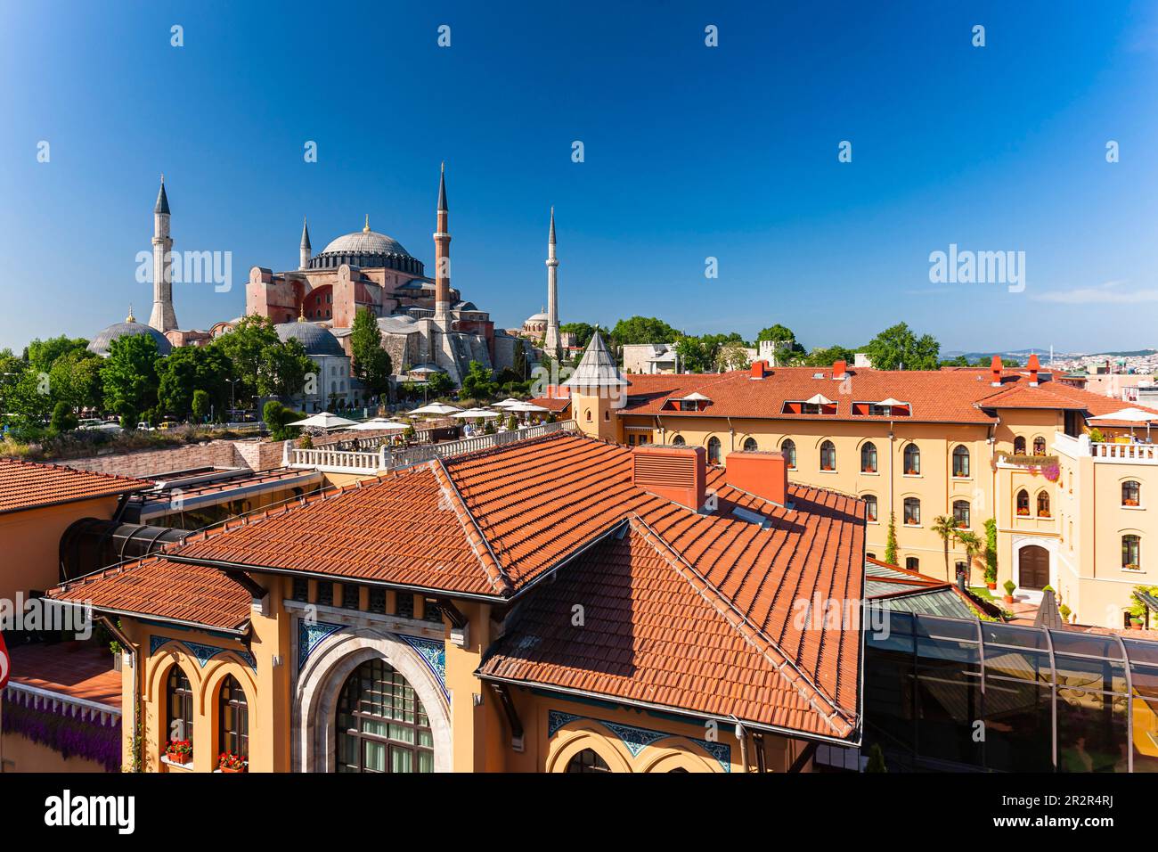 Townscape of Sultan Ahmet Area, and Hagia Sophia(Aya sofia), Historic ...