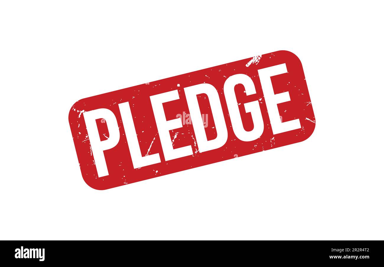 Pledge Rubber Stamp Seal Vector Stock Vector Image & Art - Alamy