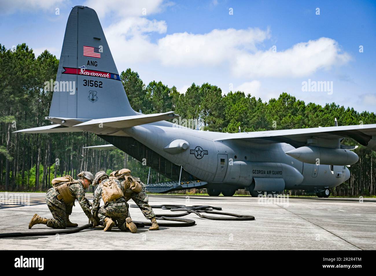 U.S. Marines assigned to Marine Wing Support Squadron 273, Marine Corps ...