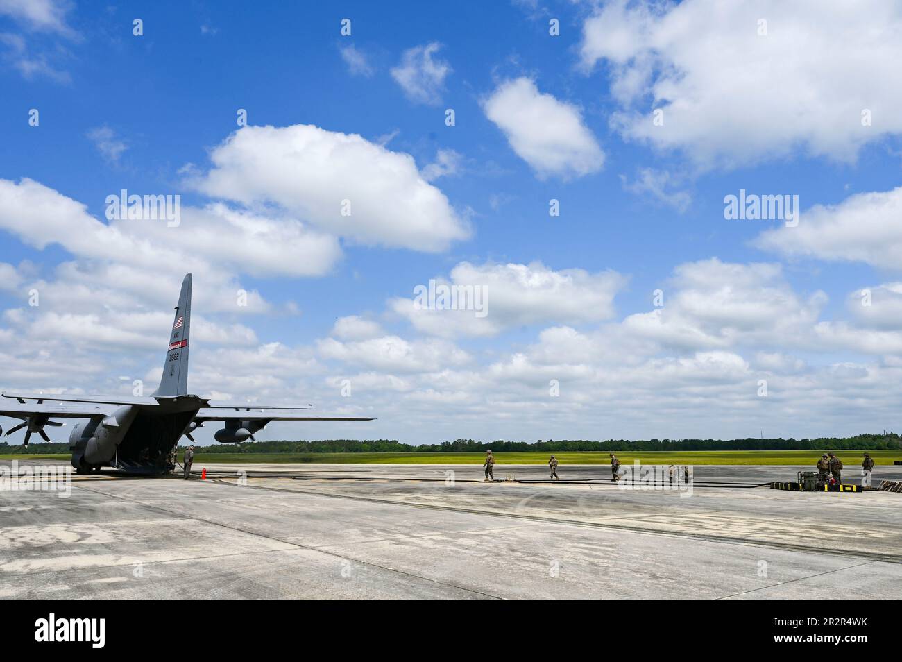 U.S. Airmen from the 165th Airlift Wing and Marines assigned to Marine ...