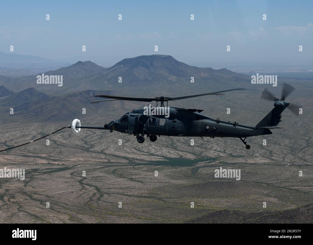 A U.S. Air Force HH-60W Jolly Green II helicopter, assigned to Kirtland ...