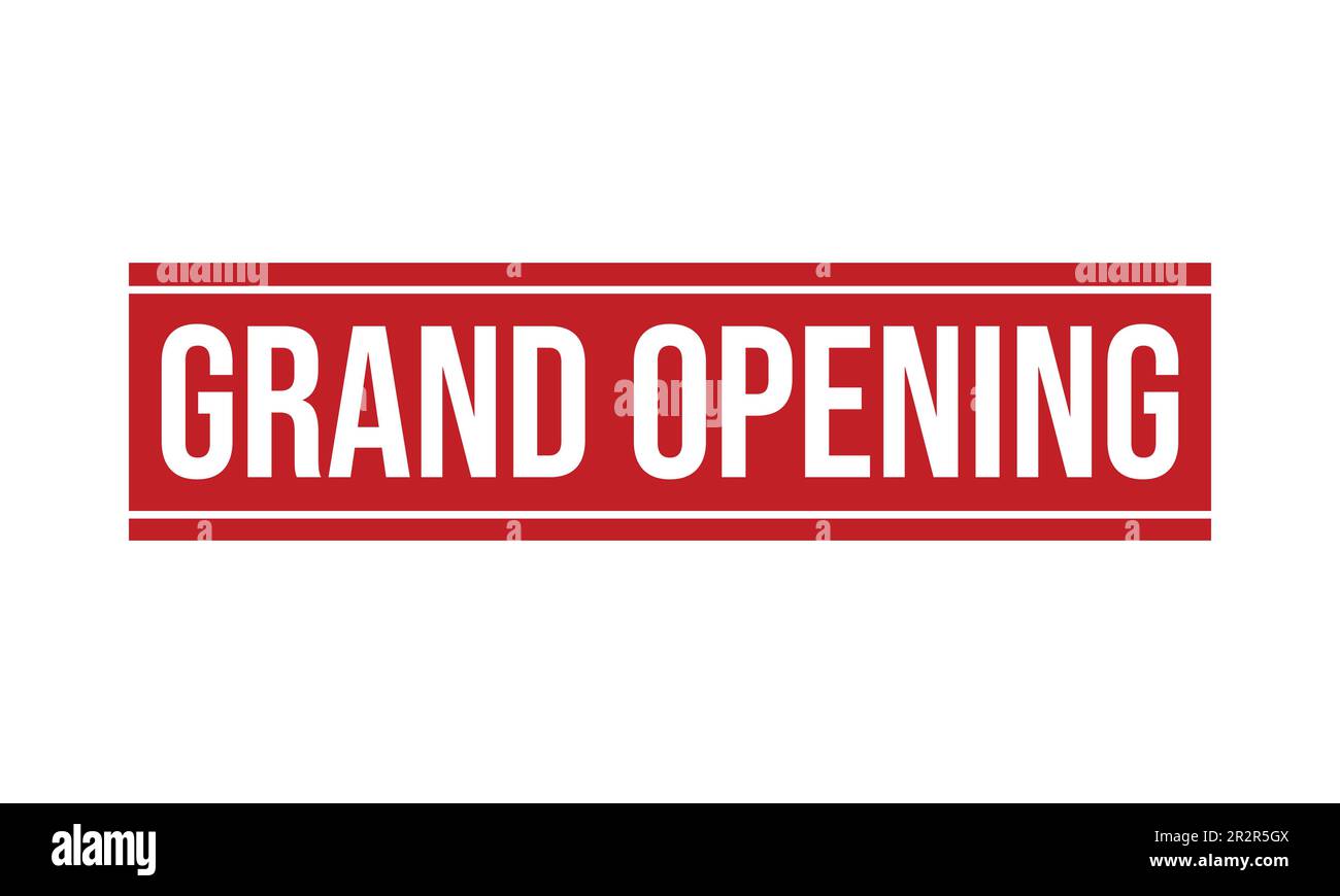 Grand Opening Rubber Stamp Seal Vector Stock Vector Image & Art - Alamy