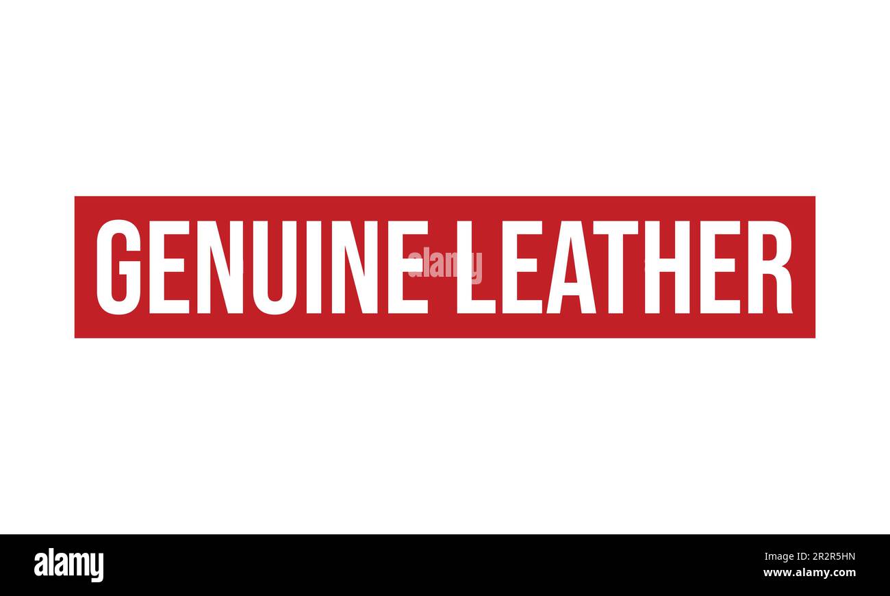 Genuine Leather Rubber Stamp Seal Vector Stock Vector Image & Art - Alamy
