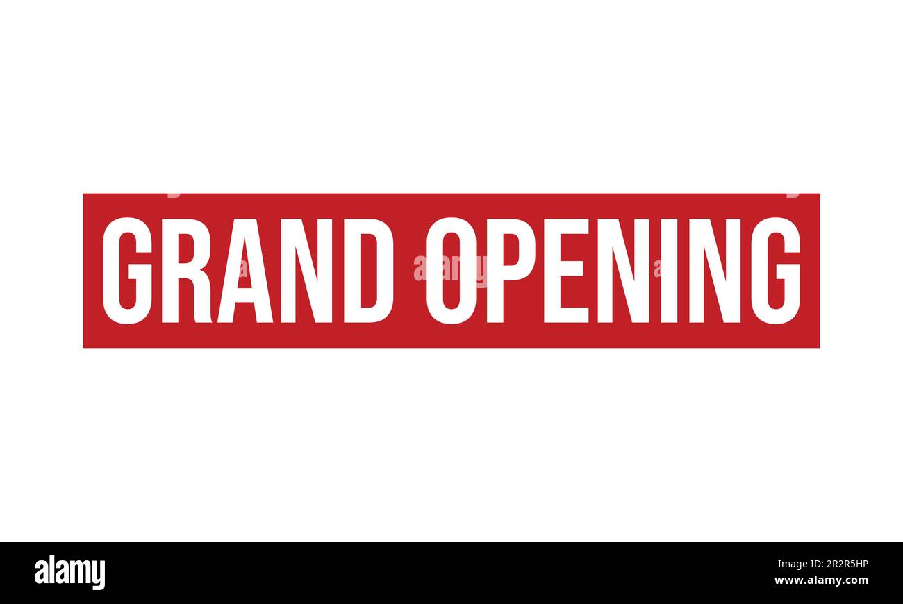 Grand Opening Rubber Stamp Seal Vector Stock Vector Image & Art - Alamy