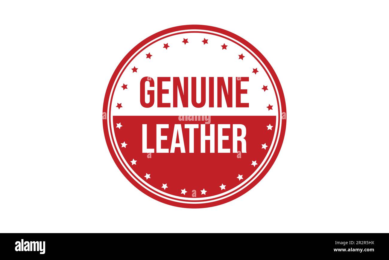 Genuine Leather Rubber Stamp Seal Vector Stock Vector Image & Art - Alamy