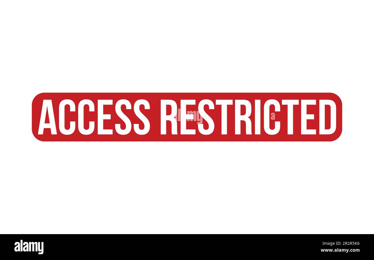 Access restricted seal hi-res stock photography and images - Alamy