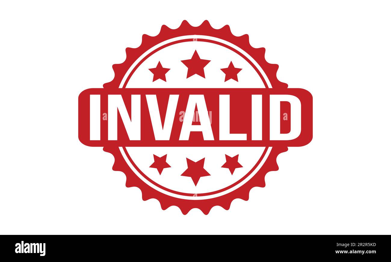 Invalid Rubber Stamp Seal Vector Stock Vector Image & Art - Alamy