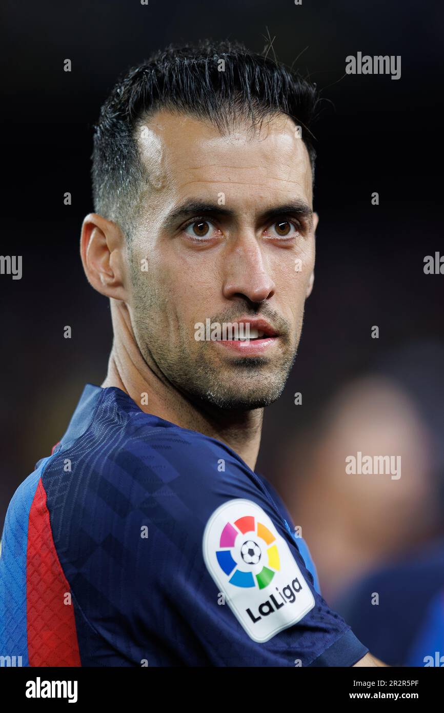 Barcelona, Spain. 20th May, 2023. Sergio Busquets in action during the ...