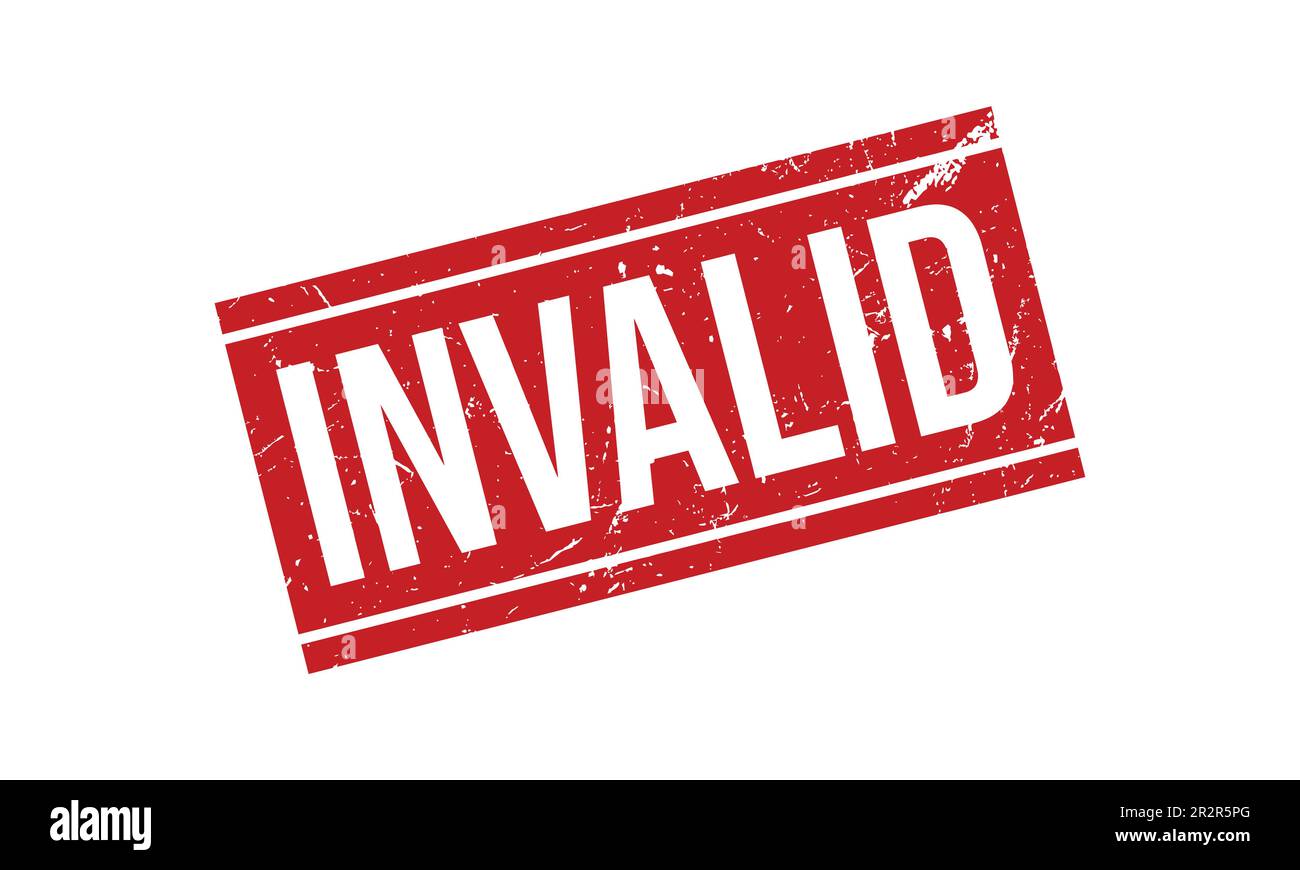Invalid stamp Cut Out Stock Images & Pictures - Alamy
