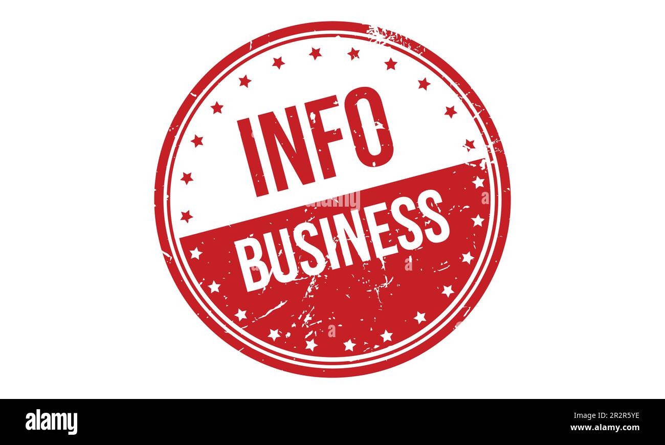 Info Business Rubber Stamp Seal Vector Stock Vector Image & Art - Alamy