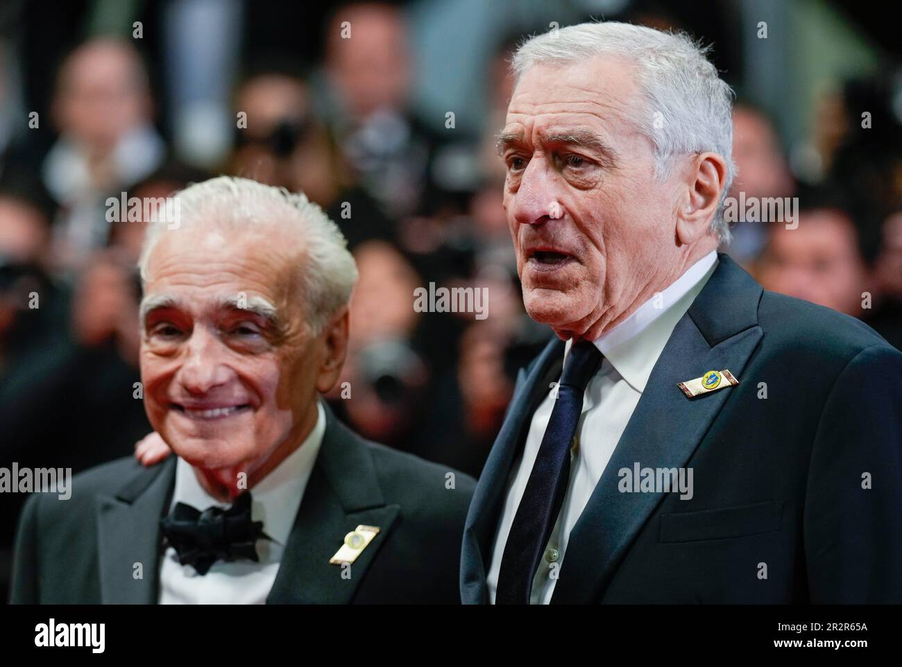 Cannes, Cannes, France. 20th May, 2023. A visibly emotional MARTIN ...