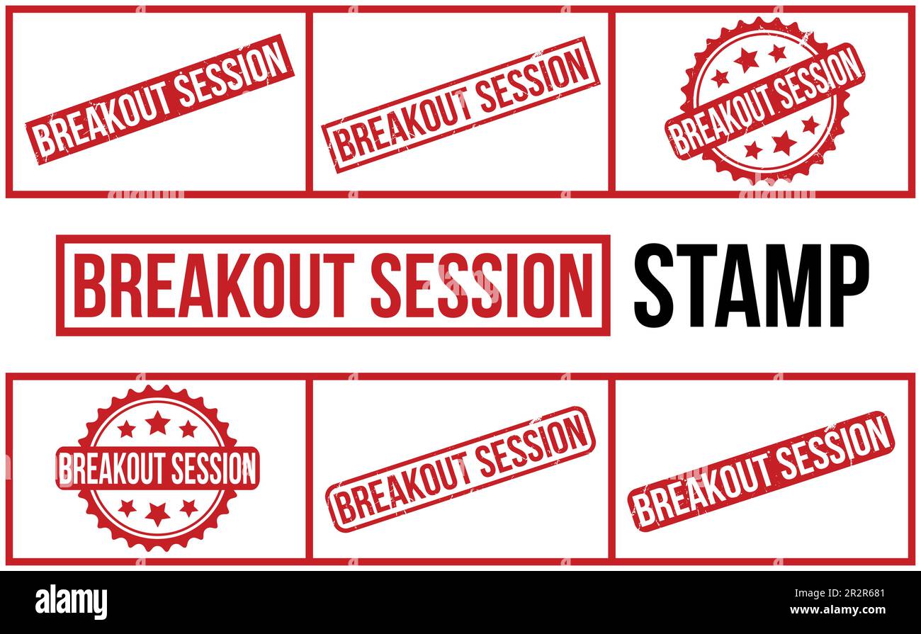 Breakout session stamp hi-res stock photography and images - Alamy