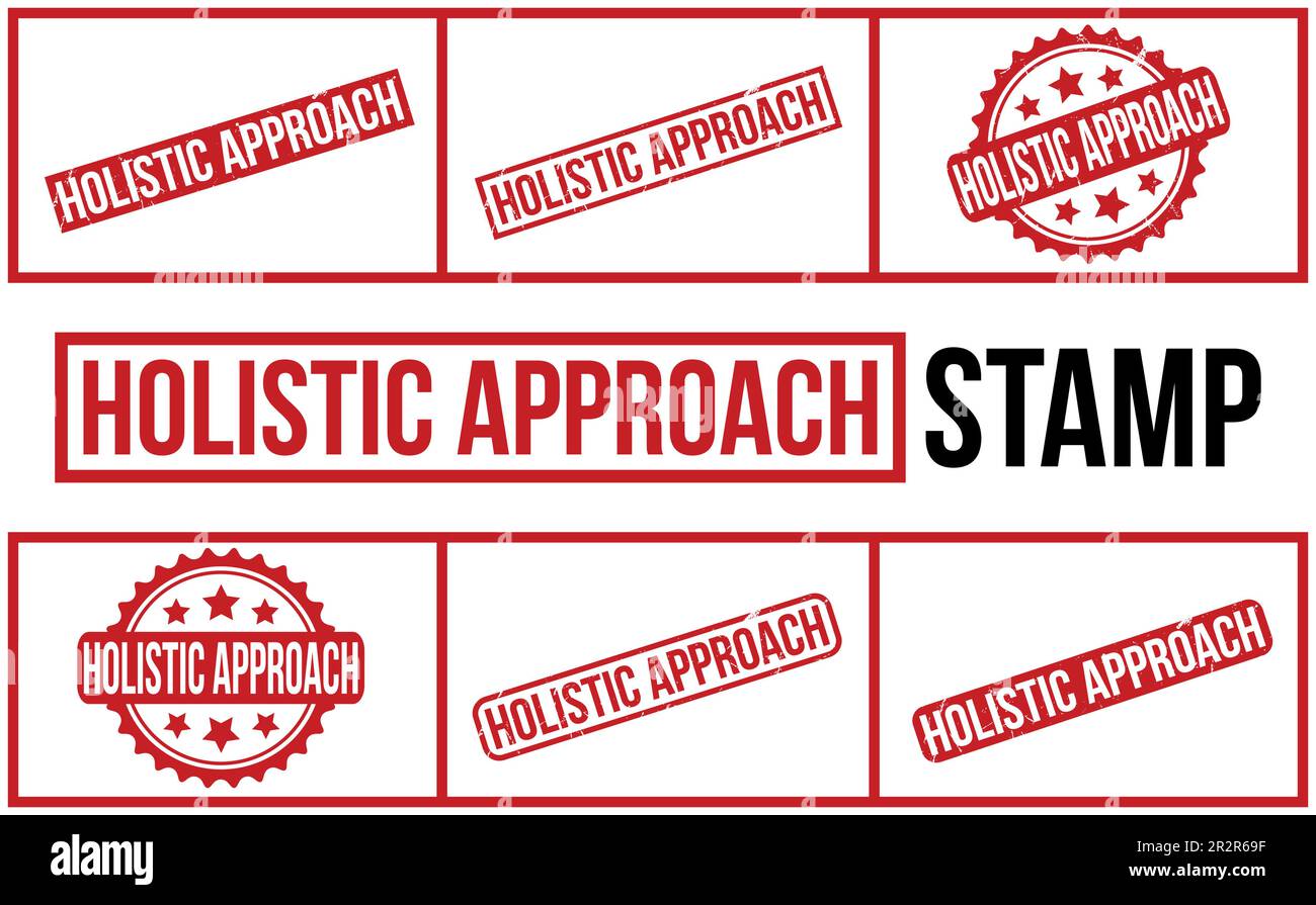 Holistic Approach Rubber Stamp Set Vector Stock Vector Image & Art - Alamy