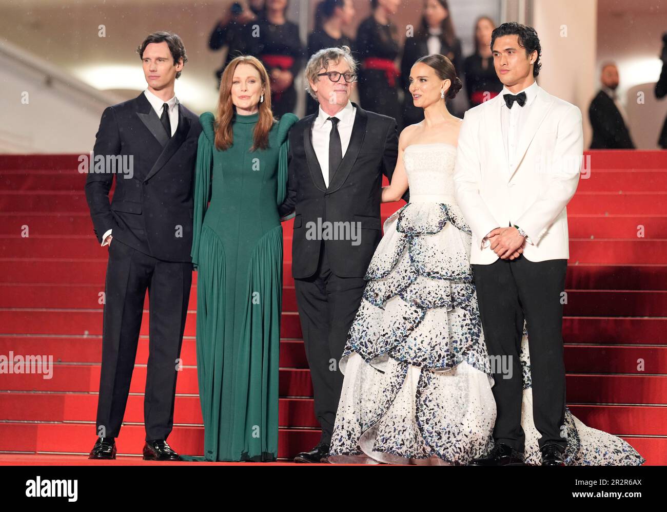 Cannes, Cannes, France. 20th May, 2023. CORY MICHAEL SMITH, JULIANNE MOORE, TODD HAYNES, NATALIE ...