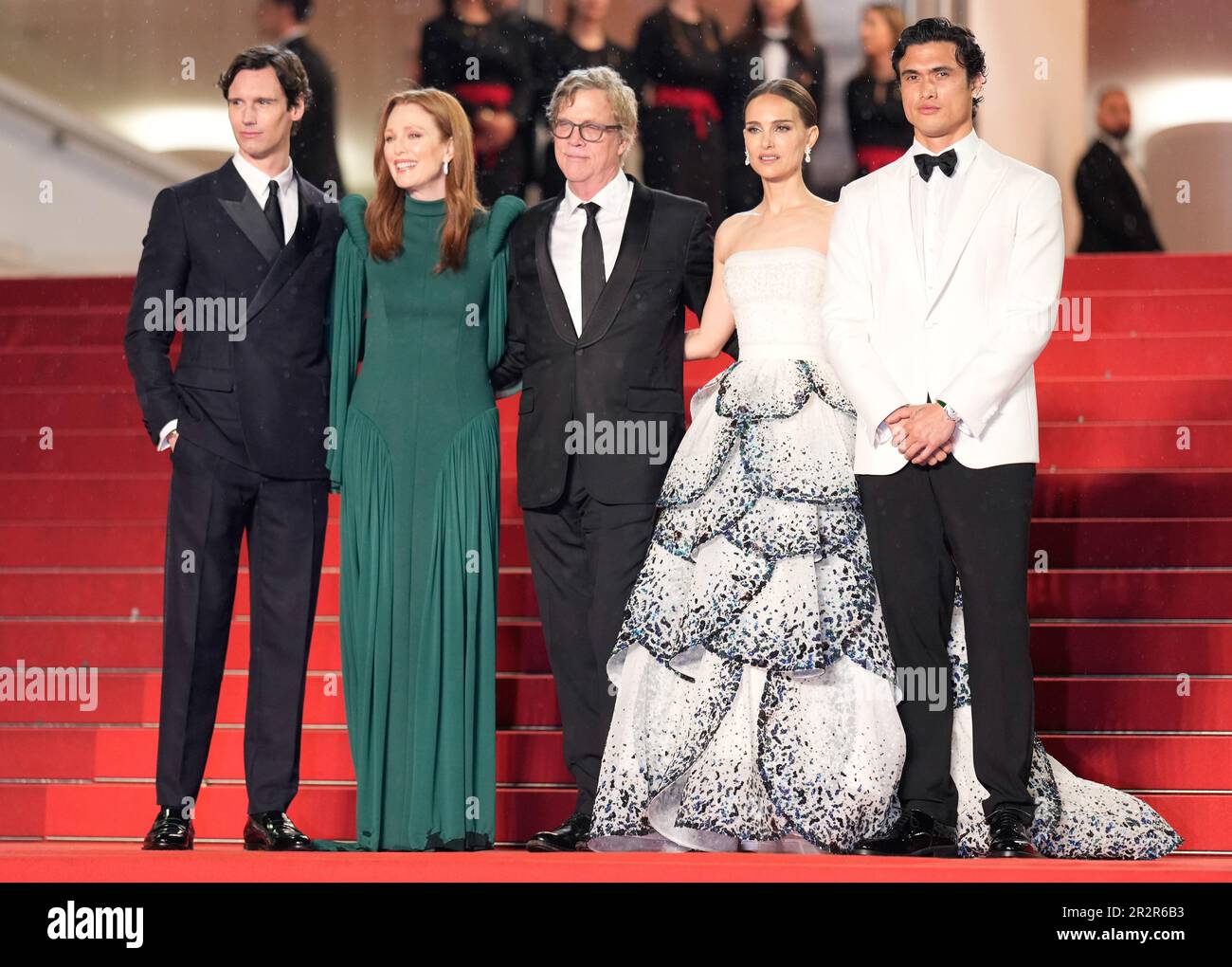 Cannes, Cannes, France. 20th May, 2023. CORY MICHAEL SMITH, JULIANNE MOORE, TODD HAYNES, NATALIE ...