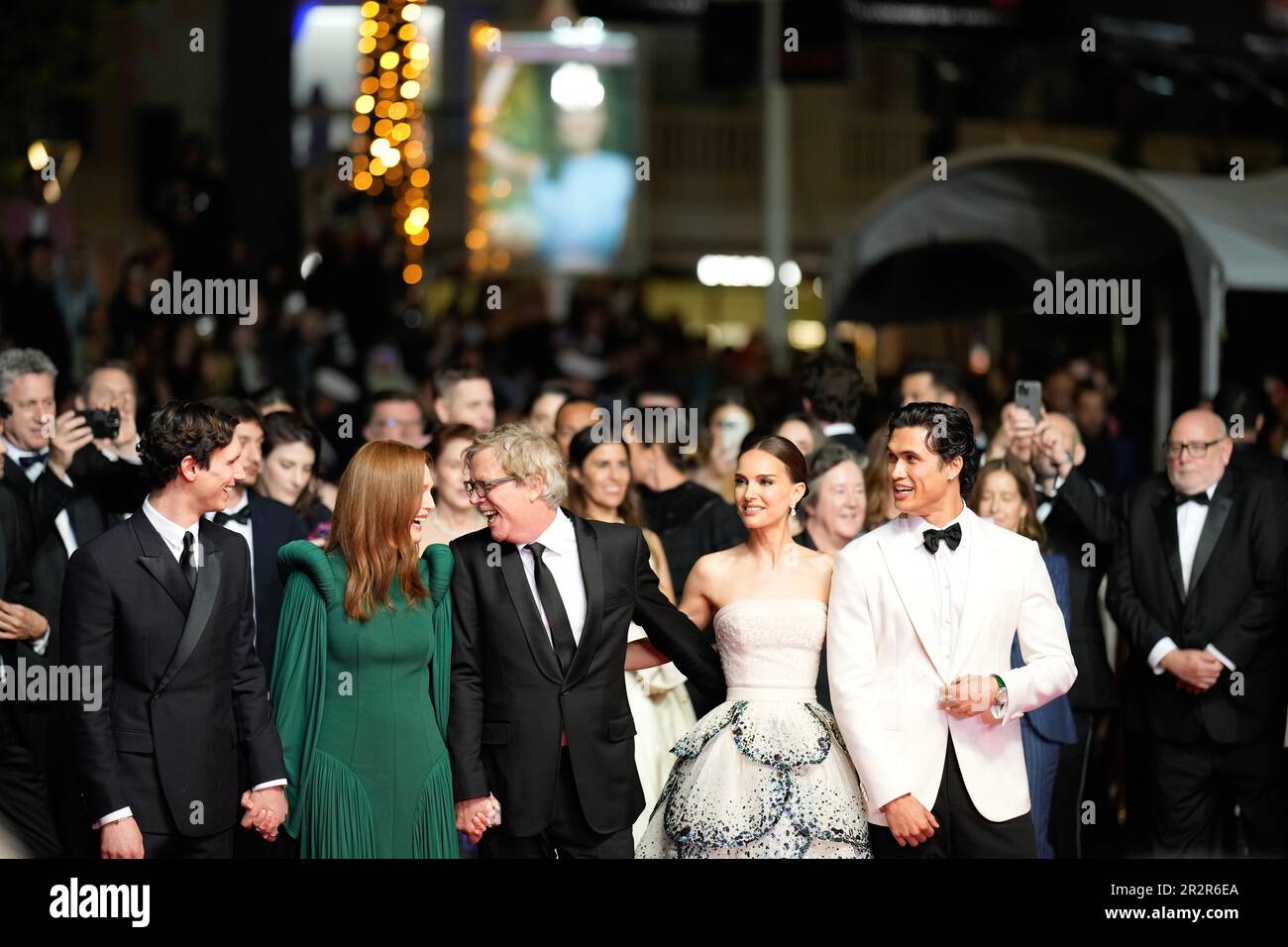 Cannes, Cannes, France. 20th May, 2023. CORY MICHAEL SMITH, JULIANNE MOORE, TODD HAYNES, NATALIE ...