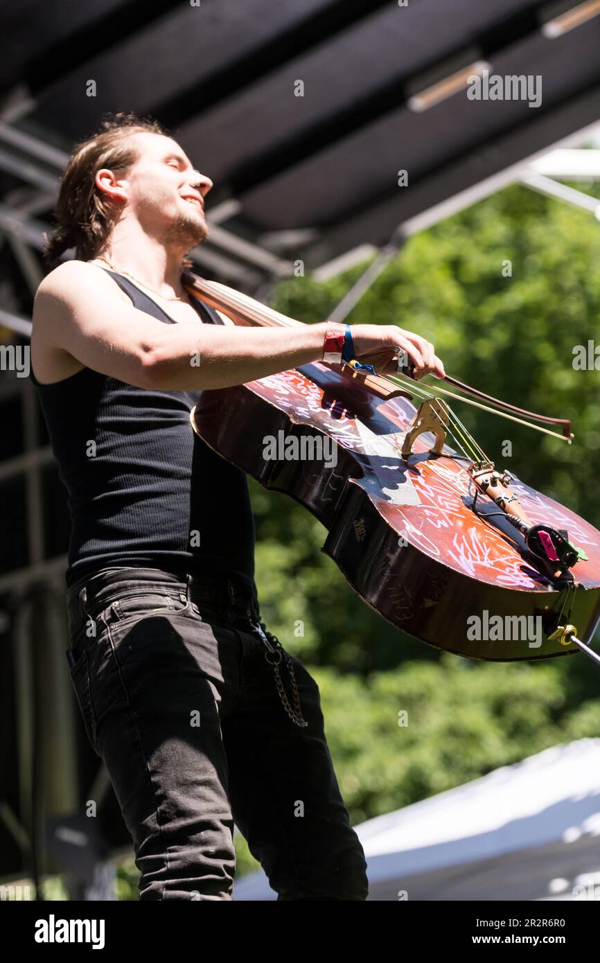 Seattle, USA. 20 May, 2023. Seattle band King Youngblood playing at a ...