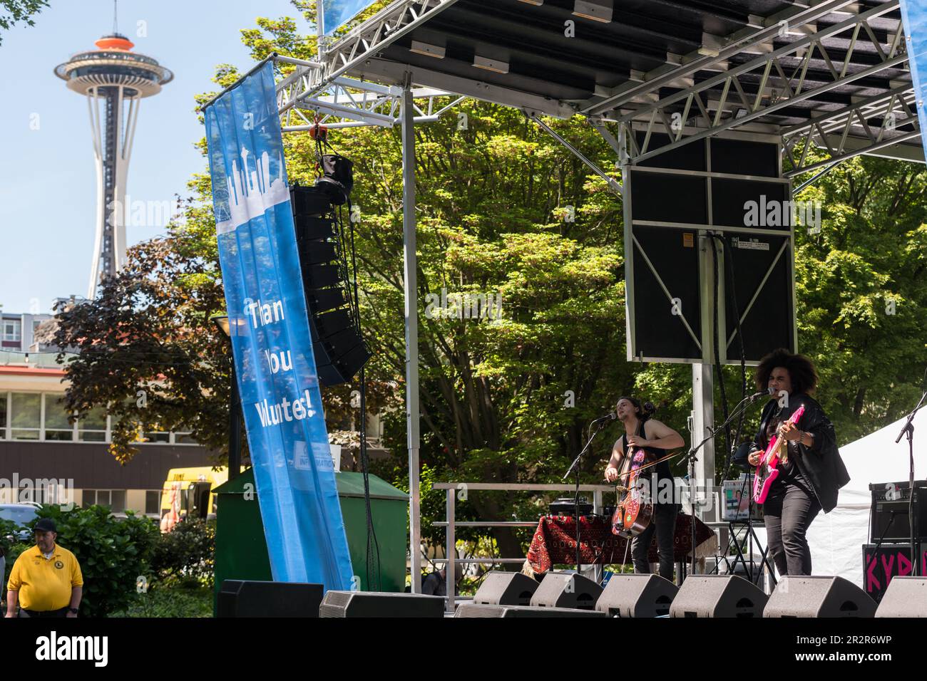 Seattle, USA. 20 May, 2023. Seattle band King Youngblood playing at a ...