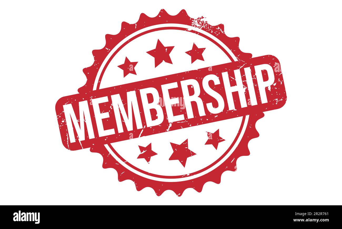 Membership Rubber Stamp Seal Vector Stock Vector Image & Art - Alamy