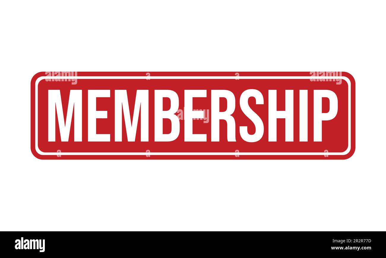 Membership Rubber Stamp Seal Vector Stock Vector Image & Art - Alamy